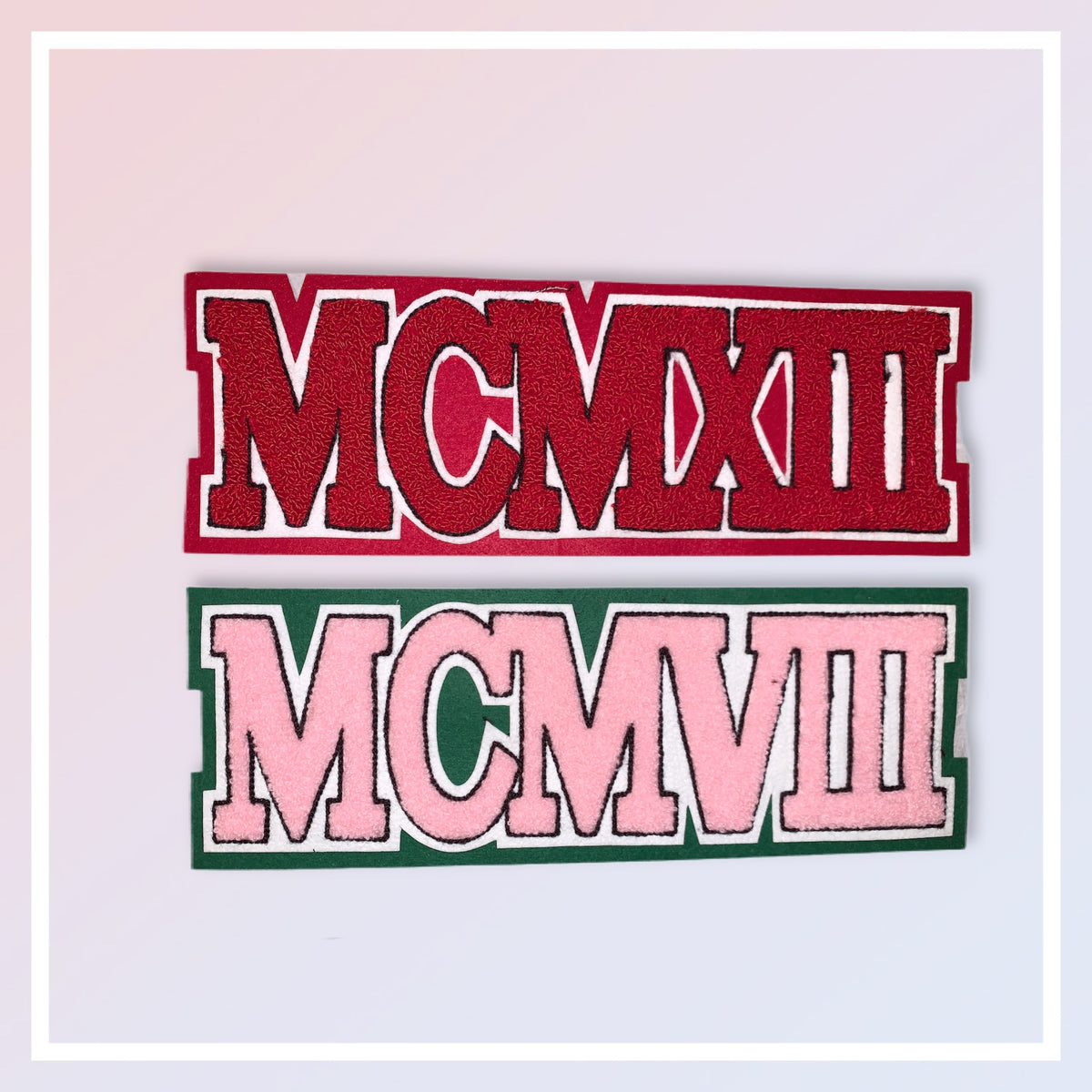 Roman Numeral Chenille Patch – GDR Customs